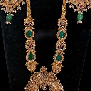 Salwar Kameez | Jewelry | Indian Pakistani Gold Necklace Set | Poshmark